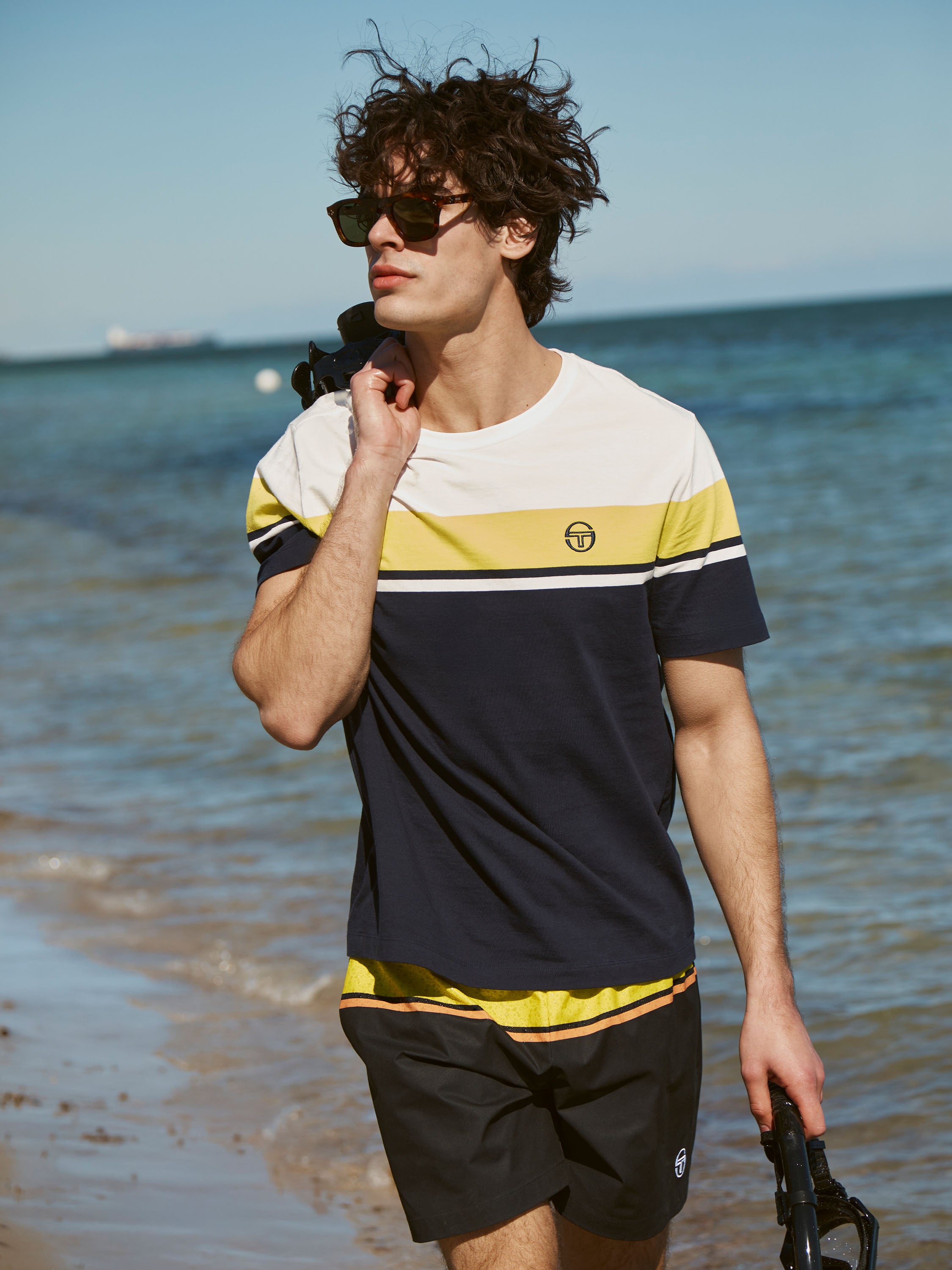 Matteo Swim Short- Black Beauty – Sergio Tacchini