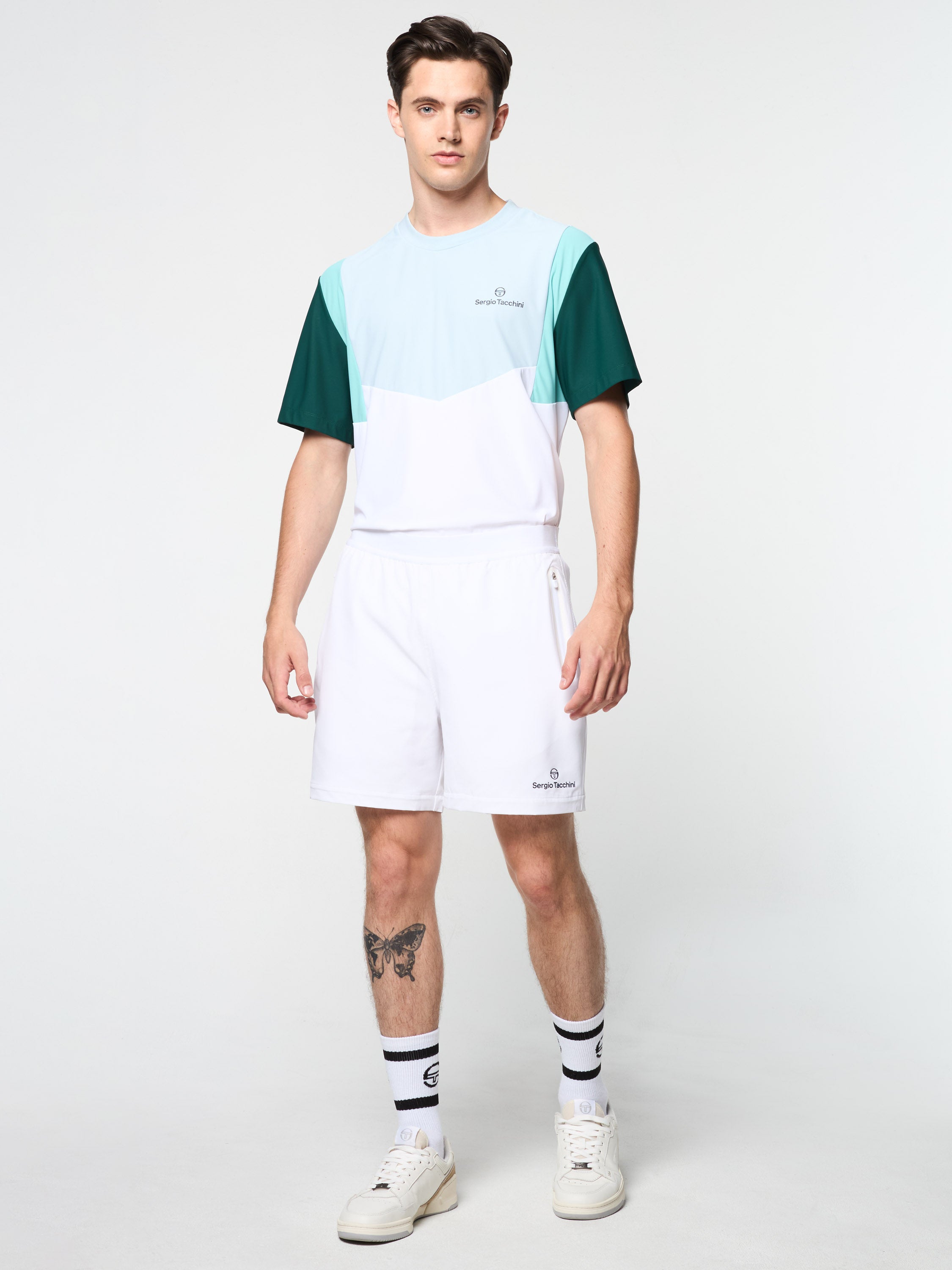 Angola Short- Brilliant White – Sergio Tacchini