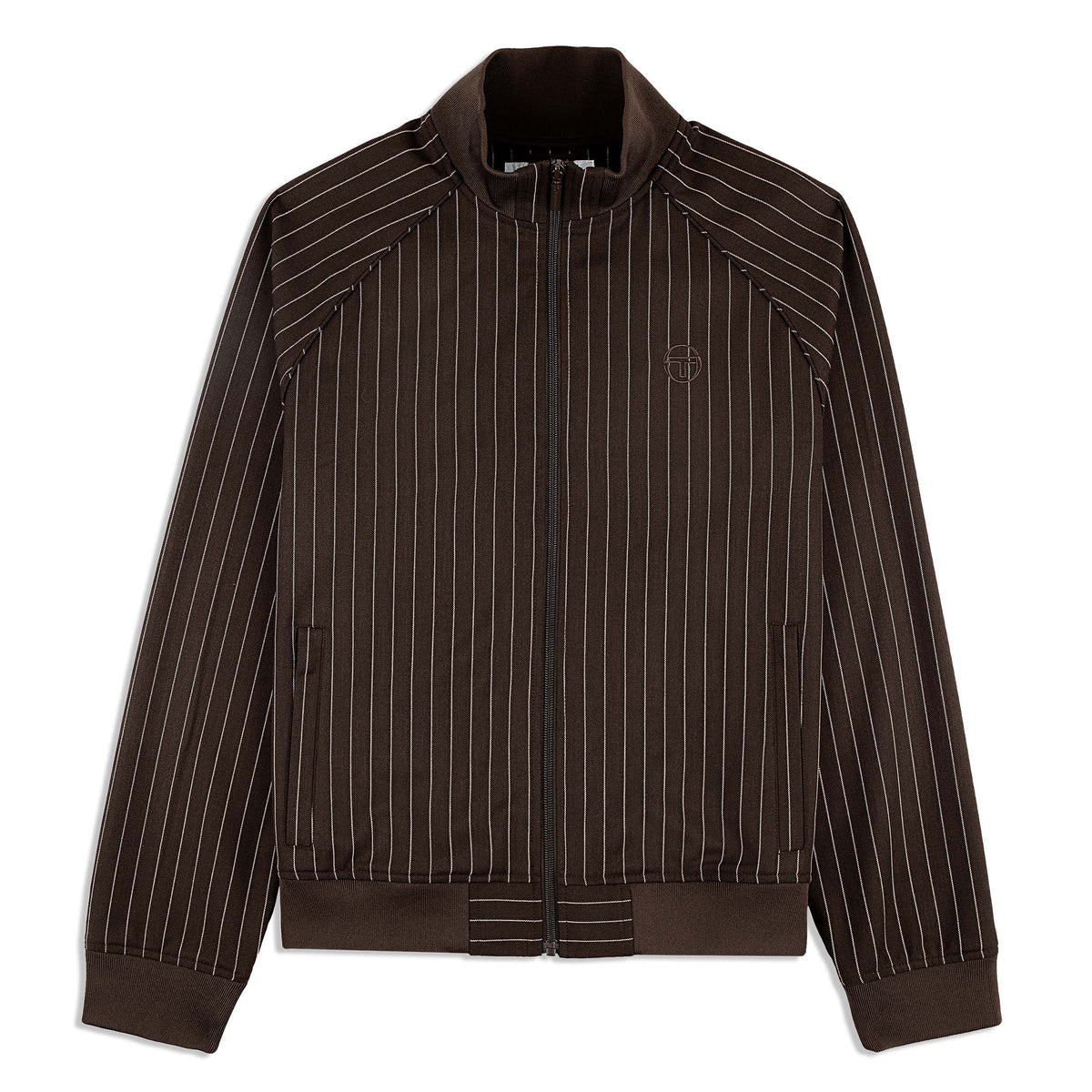 Gessato Suiting Track Jacket- Java – Sergio Tacchini