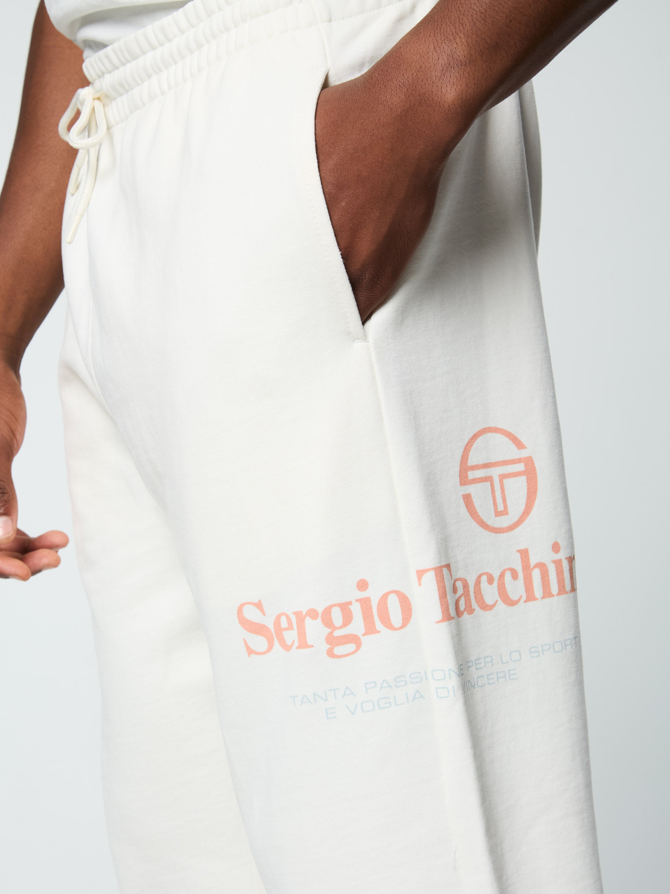 Bari Graphic Sweatpant- Gardenia – Sergio Tacchini