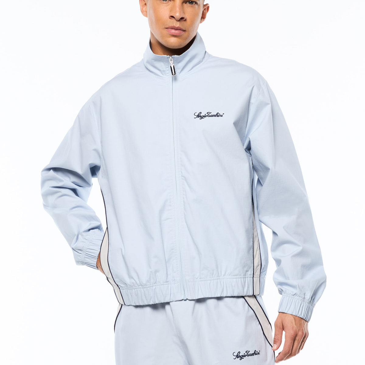 Fiamma Track Jacket- Baby Blue – Sergio Tacchini