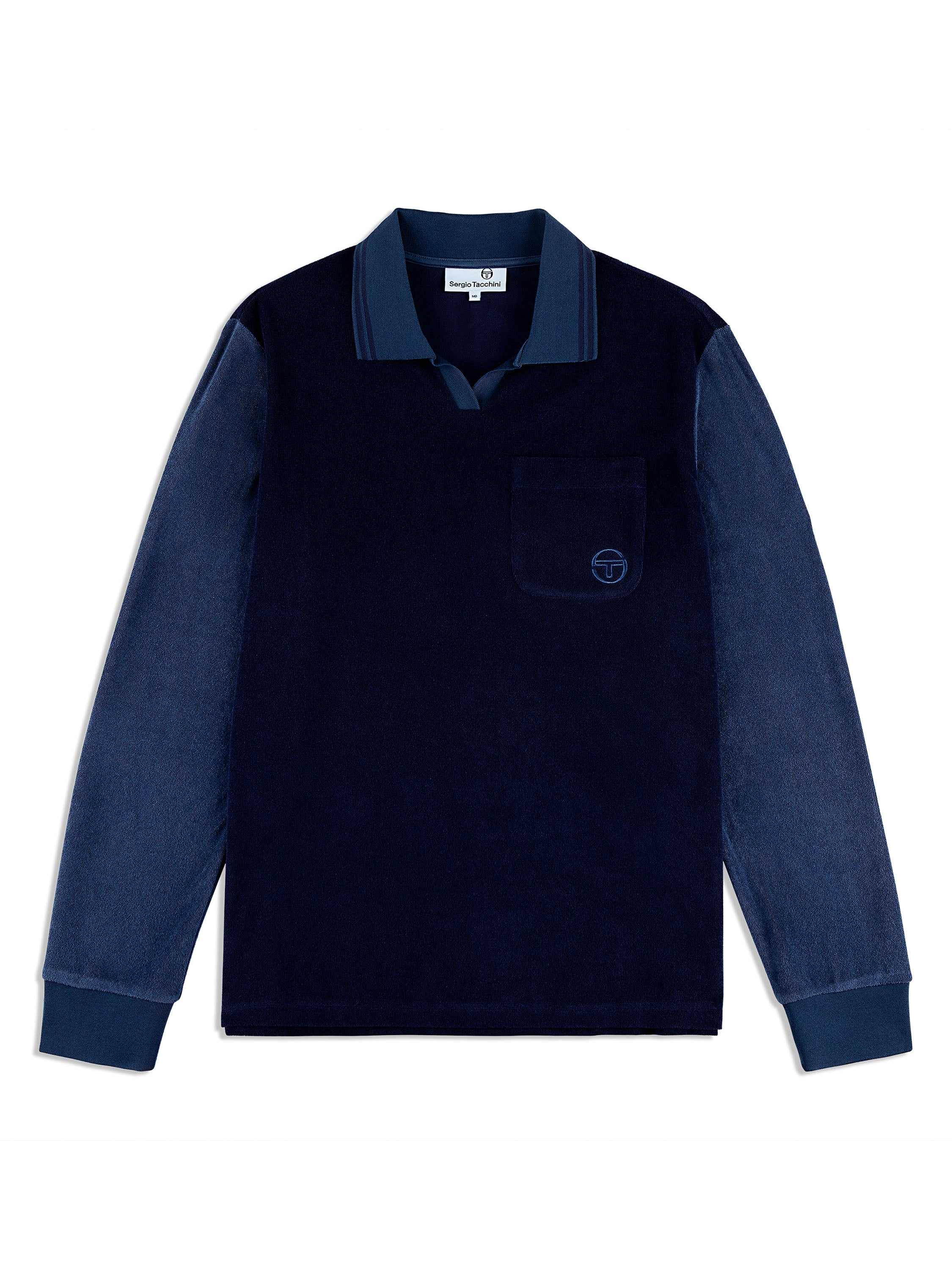 Alvar Long Sleeve Polo- Eclipse – Sergio Tacchini