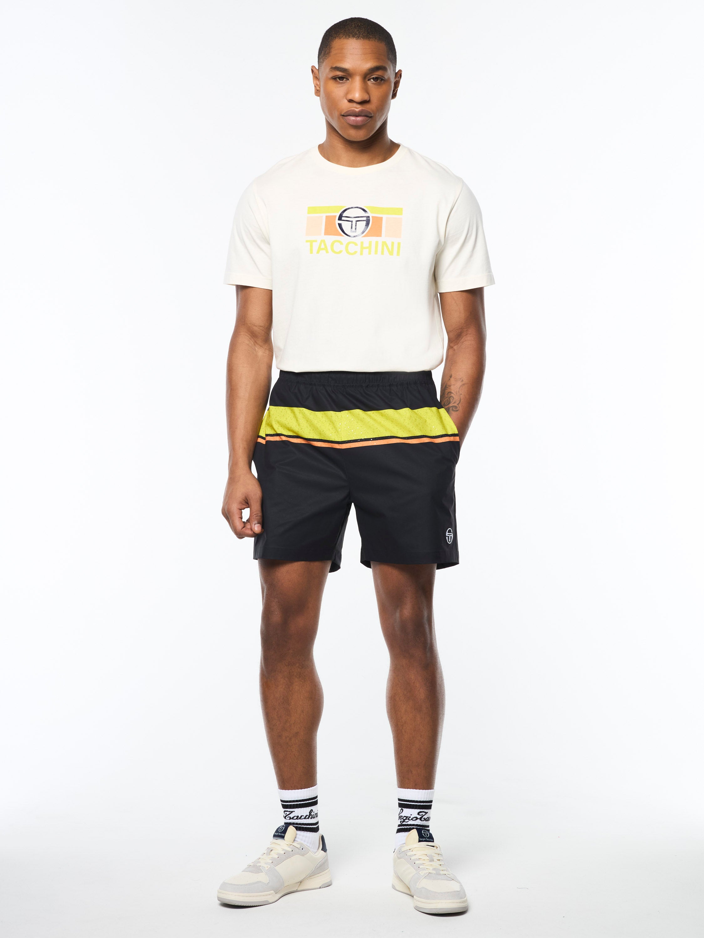 Matteo Swim Short- Black Beauty – Sergio Tacchini