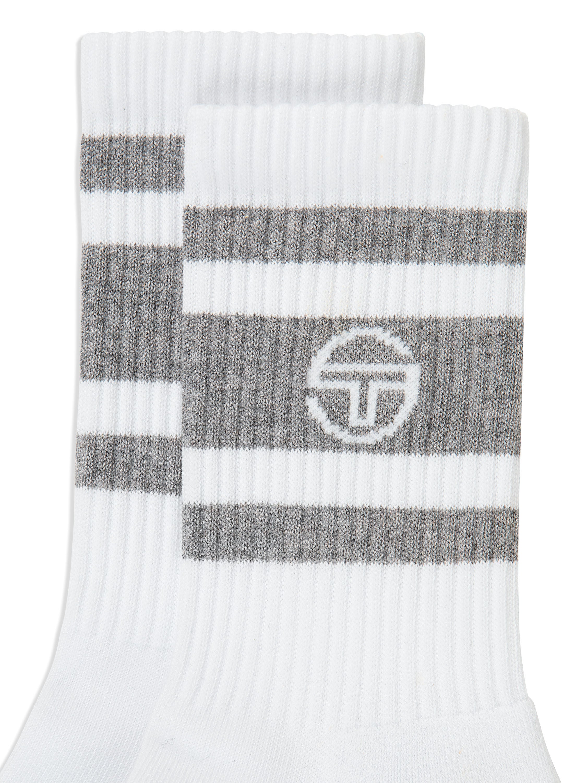 DI Base Logo Sock- Heather Grey – Sergio Tacchini