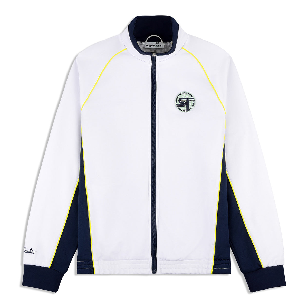 Corsa Track Jacket- Brilliant White – Sergio Tacchini